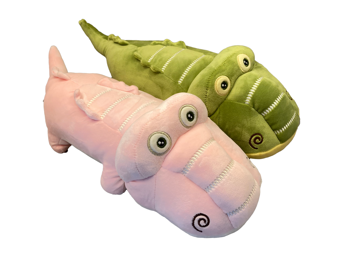 New! Squishy Green Gator Plush - Fat & Happy – Alligator King