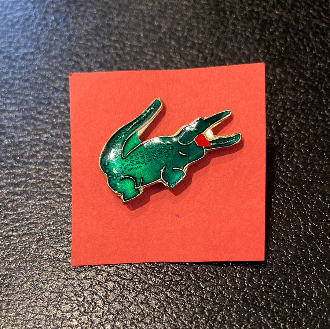 Green enamel Alligator Lapel or Hat pin – Alligator King