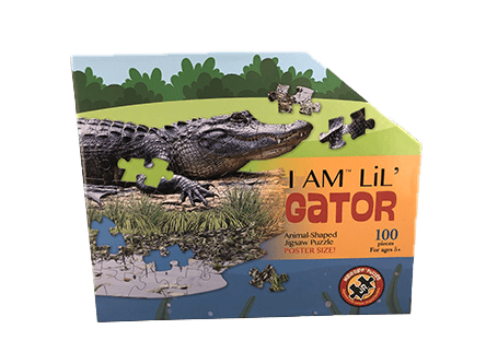 Alligator Puzzle - 100 Piece | Alligator King | Alligator Toys
