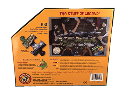Alligator Puzzle - 100 Piece | Alligator King | Alligator Toys