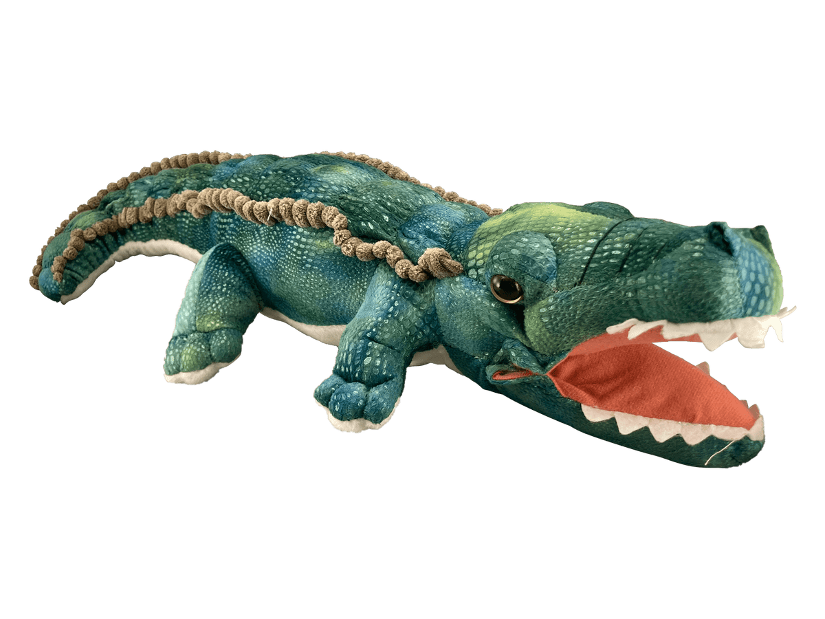 Aquamarine Plush Gator | Alligator King | Alligator Toys