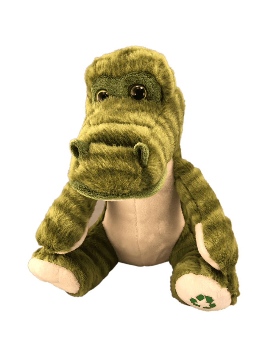 Two-Tone Plush Sitting Gator | Alligator King | Alligator Toys