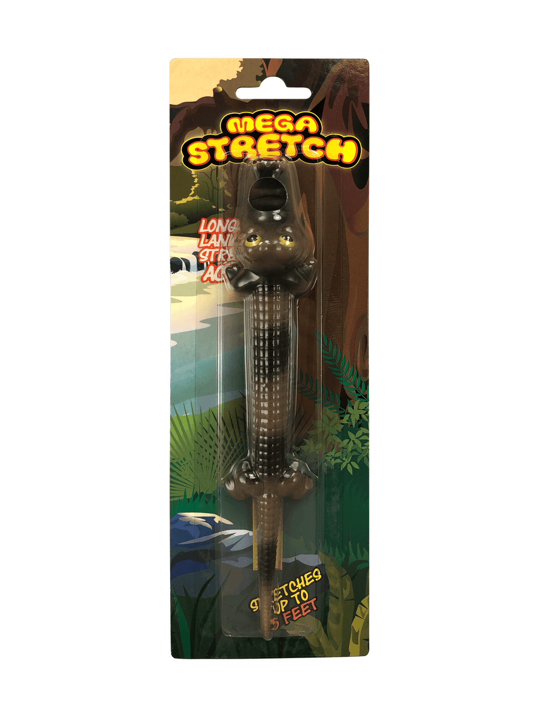 Mega Stretch Alligator on Card | Alligator King | Alligator Toys
