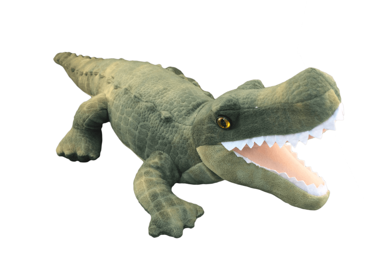 Velvety Plush Gator in 15" and 22" sizes – Alligator King