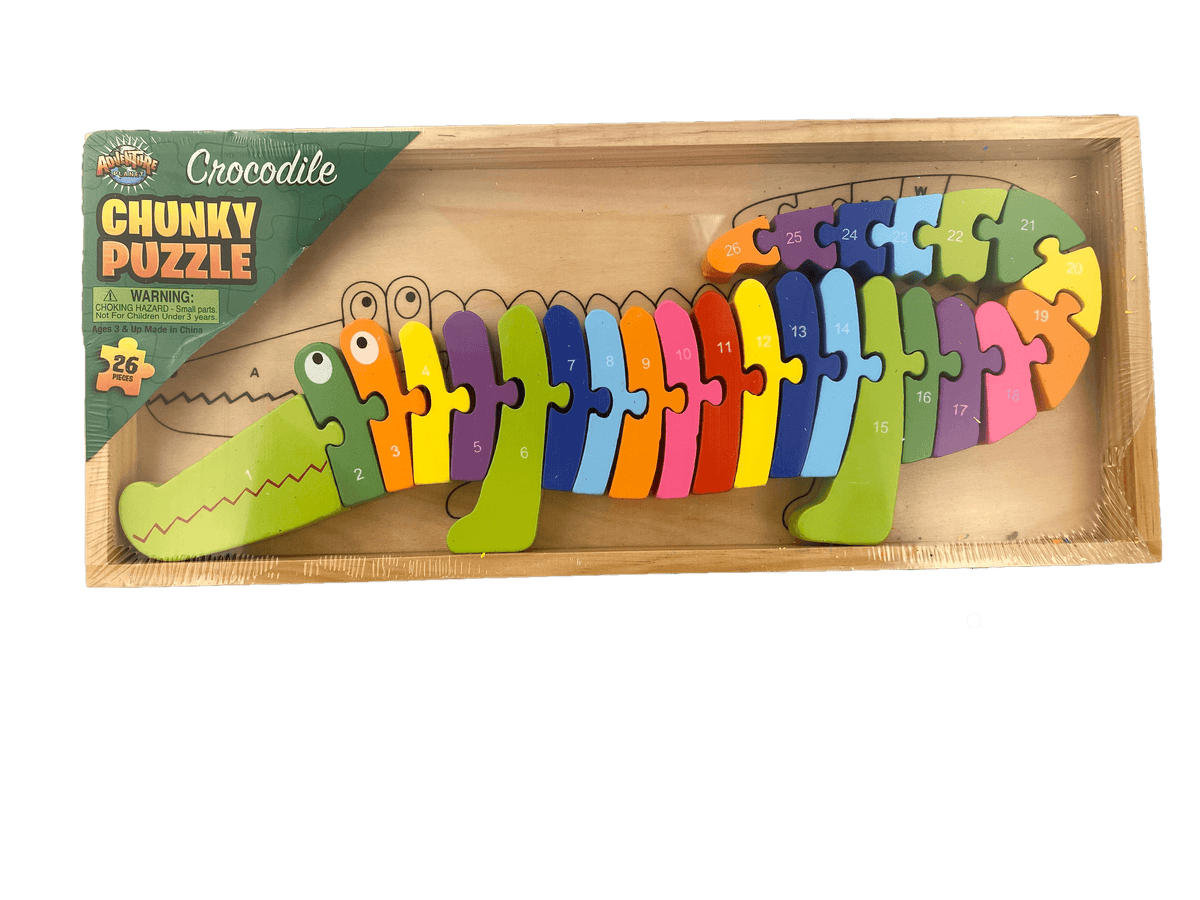Chunky Gator Puzzle – Alligator King