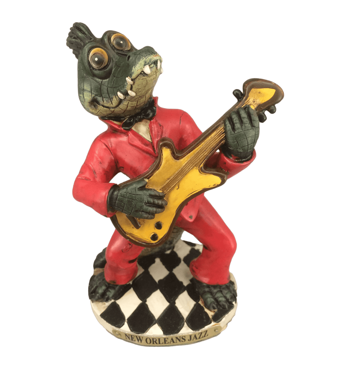 New Orleans Jazz Alligator Figurine Set | Alligator King