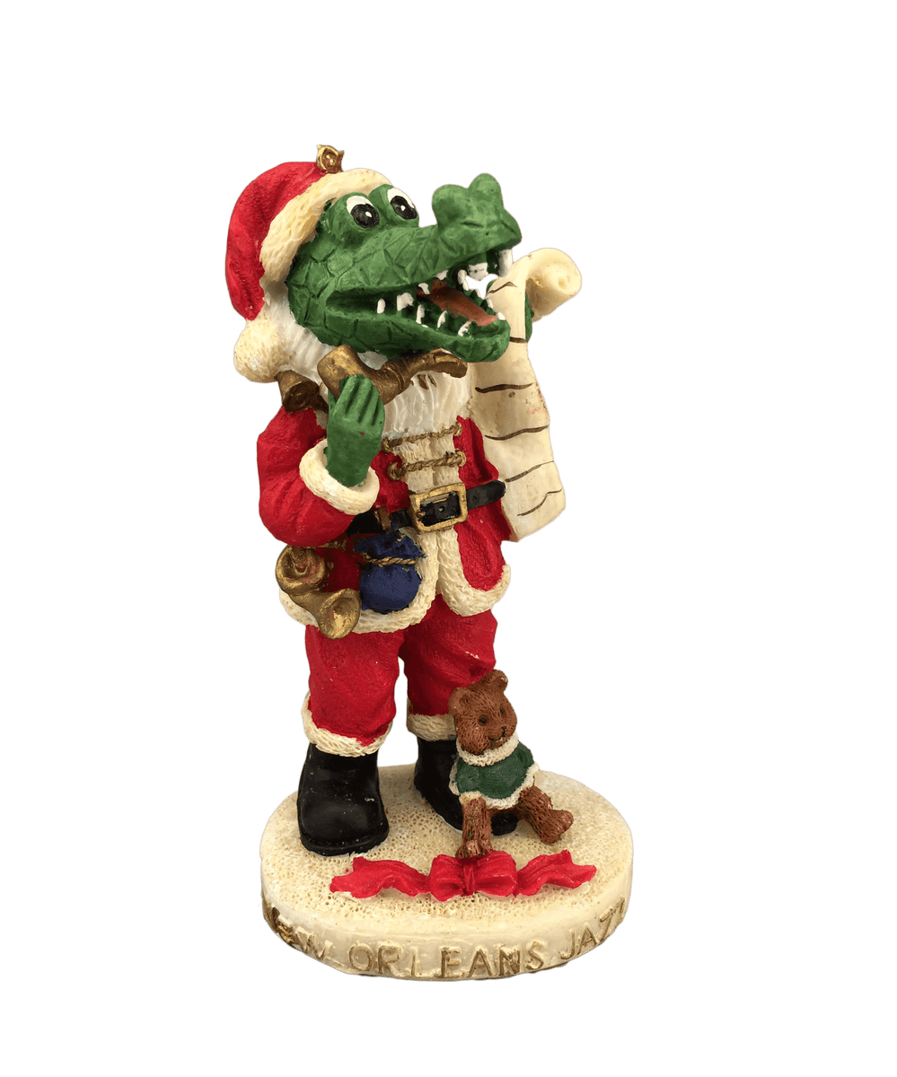 Skinny Santa Alligator Ornament | Alligator King